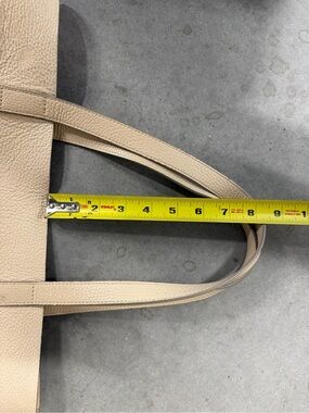 Cuyana | Bags | Cuyana Easy Tote Pebbled Leather Cream Ivory Large ...